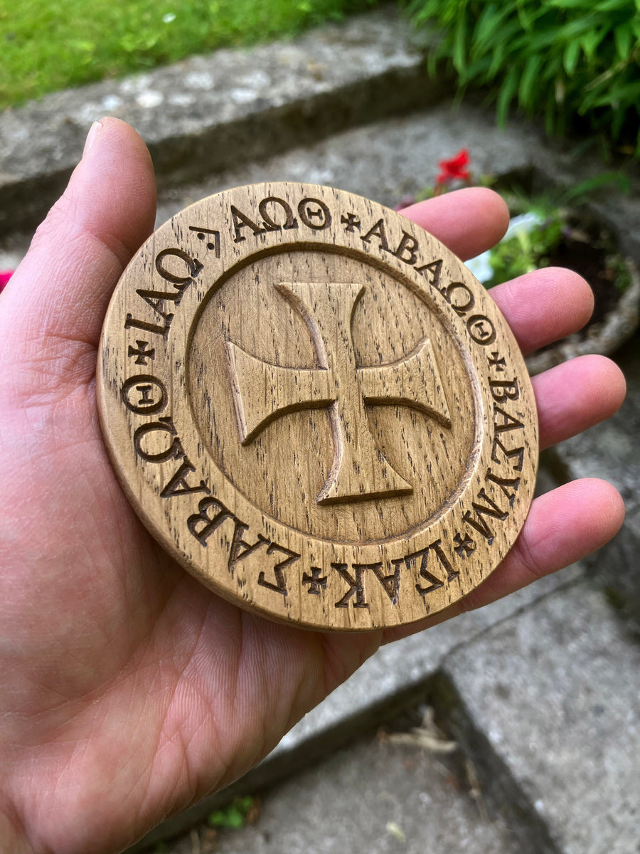 THE HEADLESS RITE LAMEN - Carved in solid Oak – The Hermetic Workshop