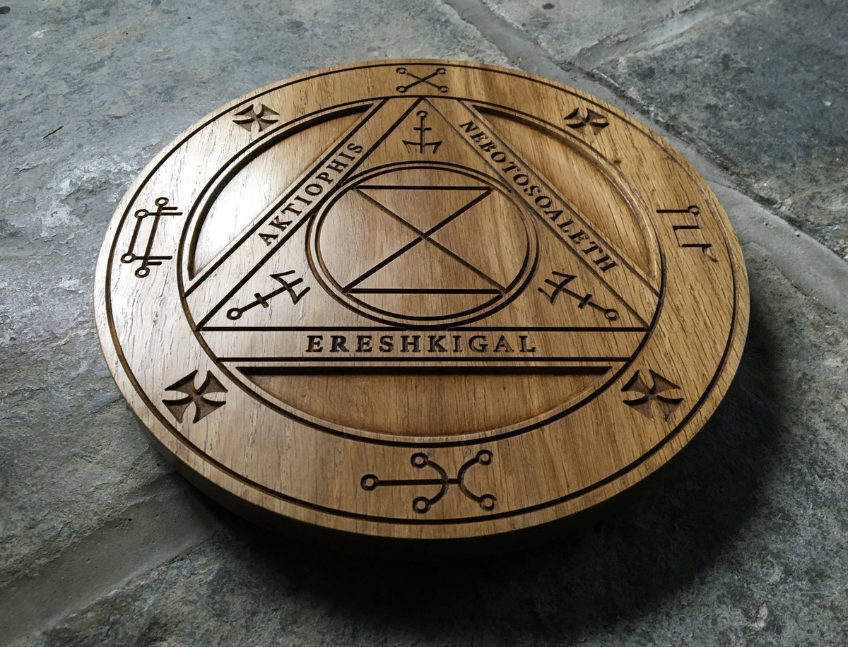 Large SPIRIT TRAP in solid oak (Jason Miller - 'Protection & Reversal ...